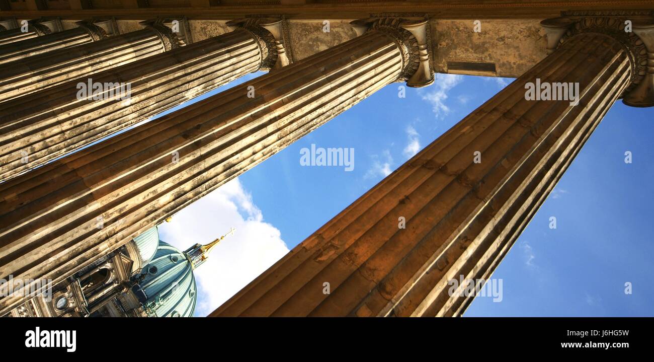 pillars of the altes museum Stock Photo - Alamy