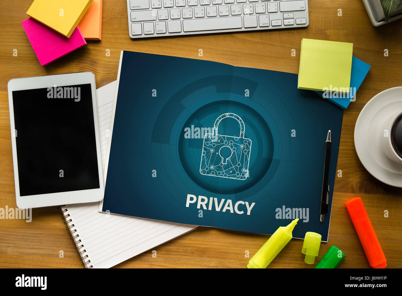 Privacy Access Identification Password Passcode and Privacy Stock Photo ...