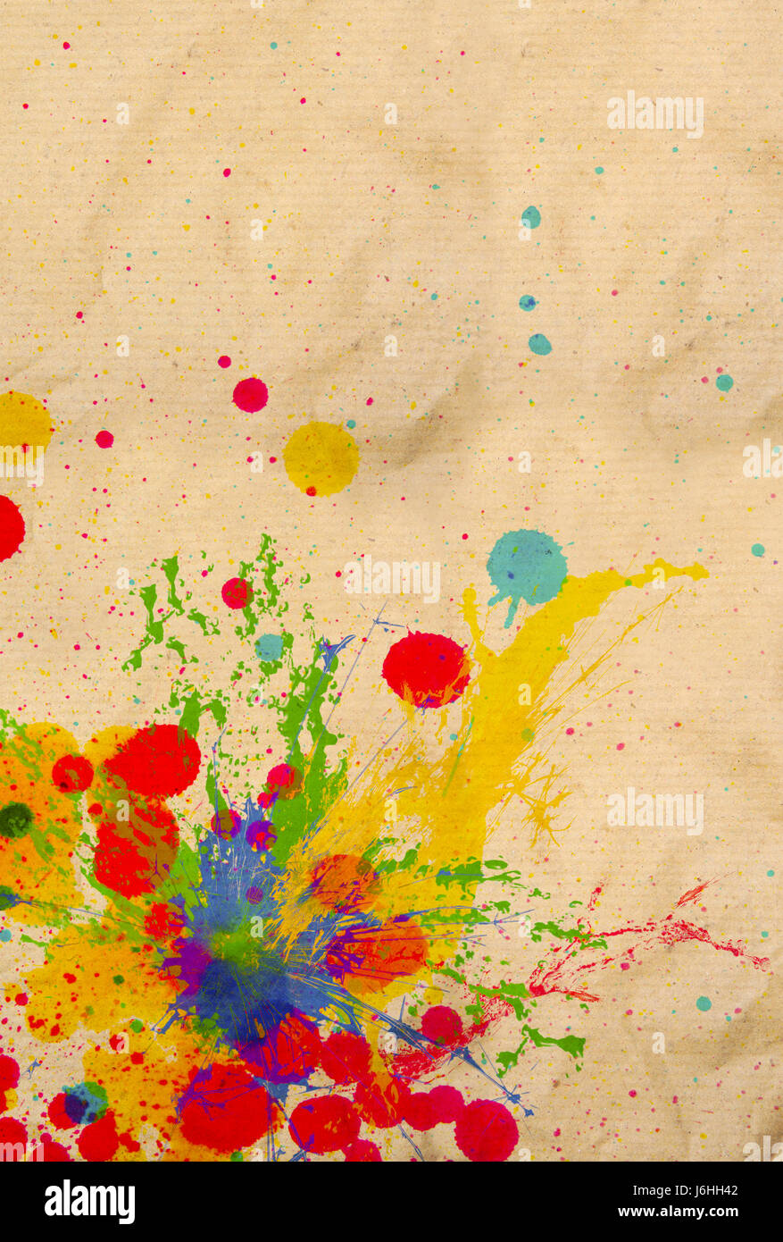splashing of ink color drop use for colorful background Stock Photo - Alamy