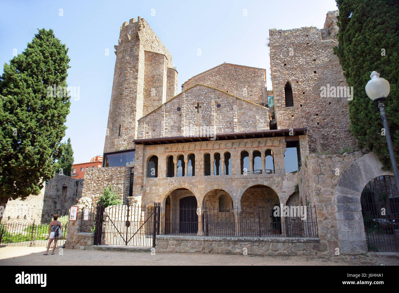 religious church spain facade building gothic church heritage san feliu ...