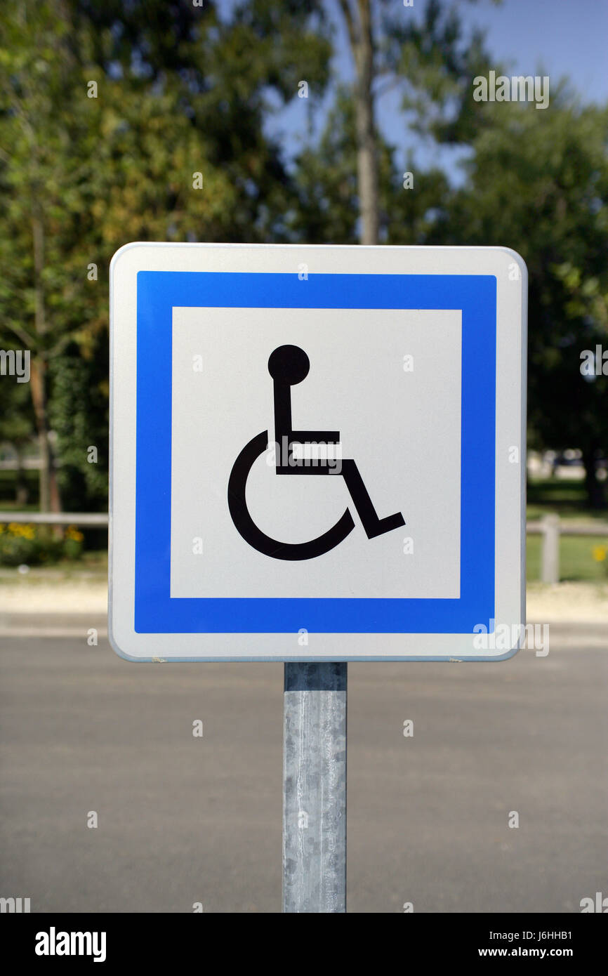 sign panel disabled width of material pictogram symbol pictograph trade ...