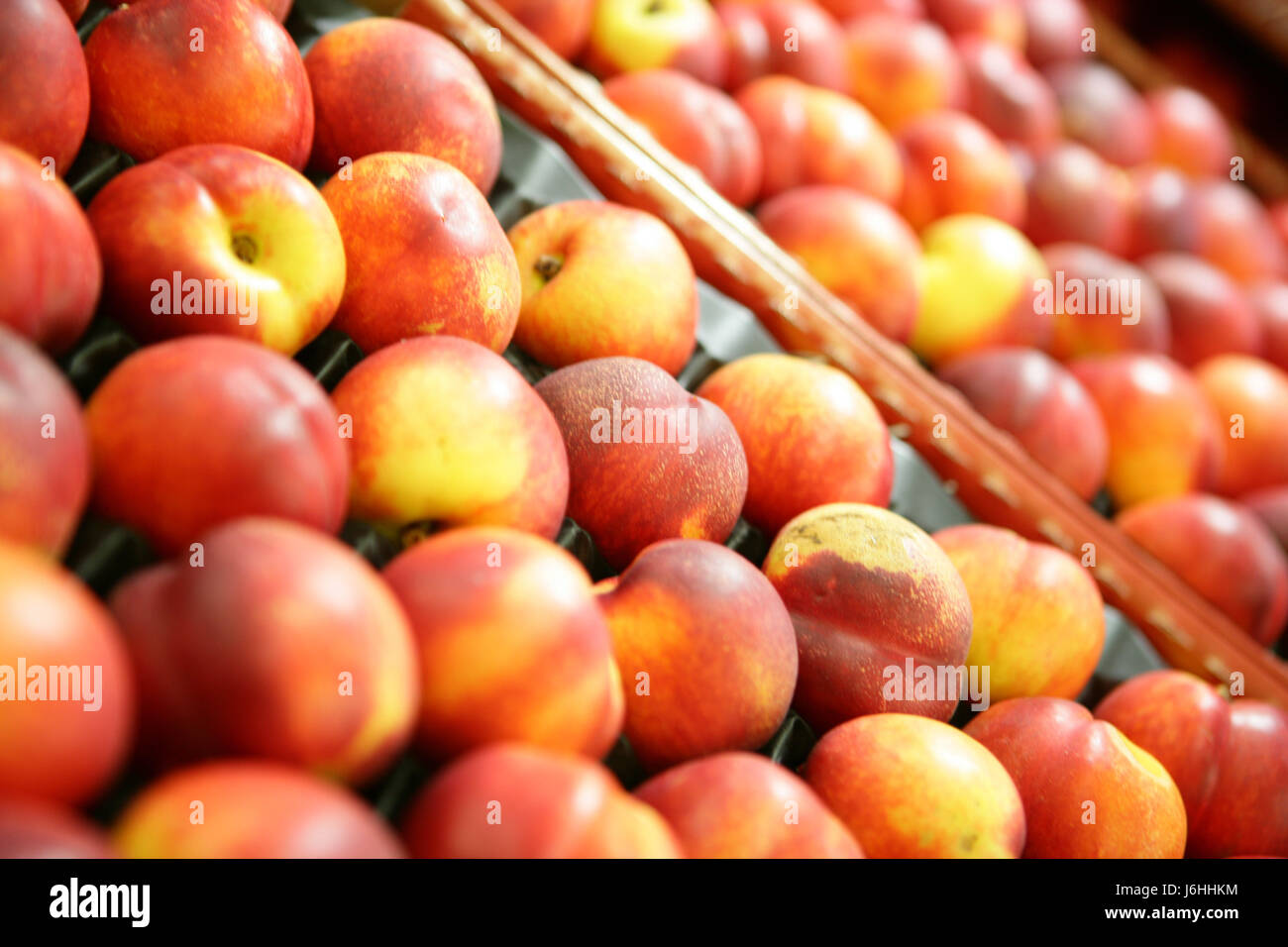food,aliment,horizontal,fruit,display of nectarines,nectarines Stock ...