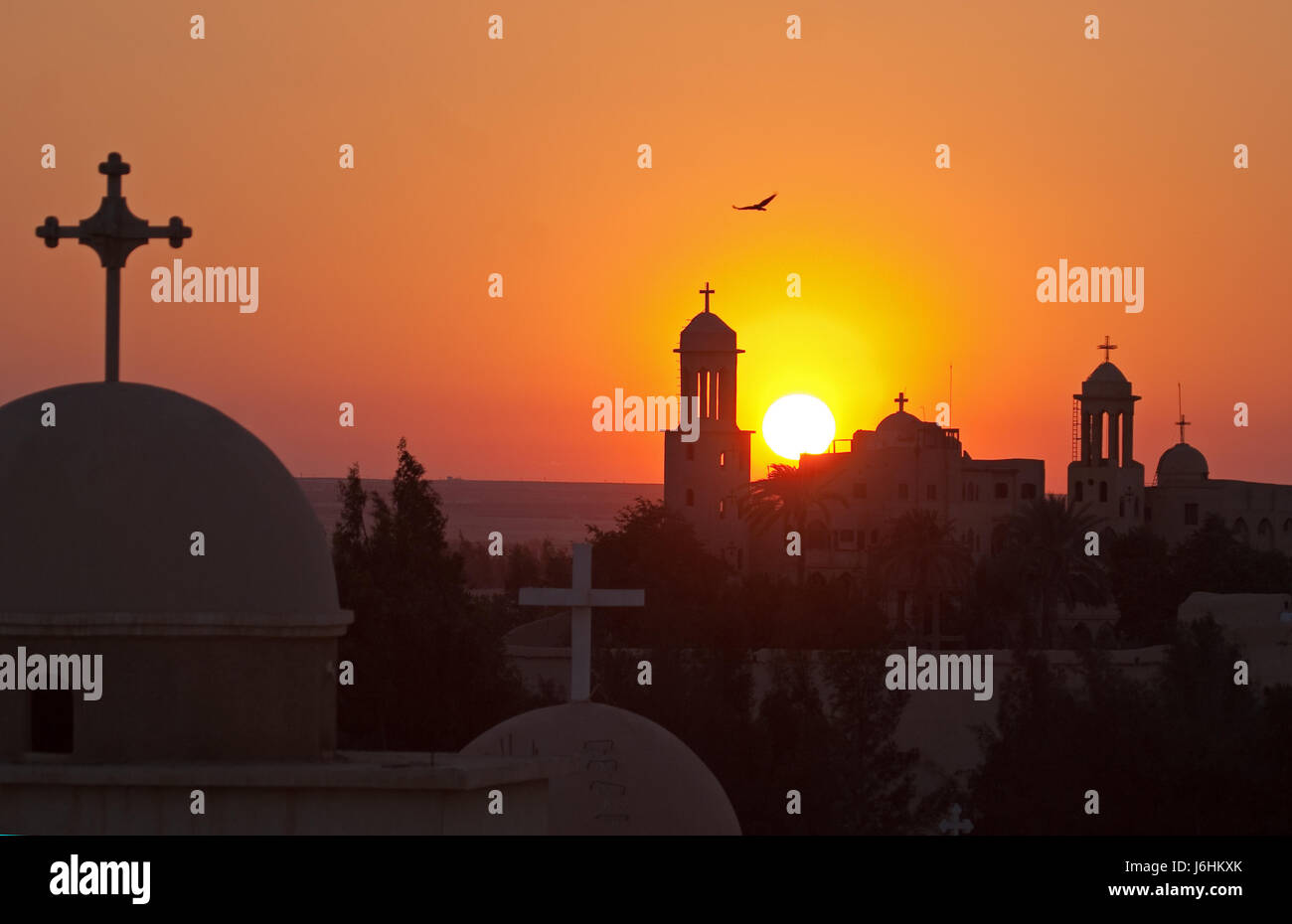 Egypt wadi natrun coptic monastery hi-res stock photography and images ...