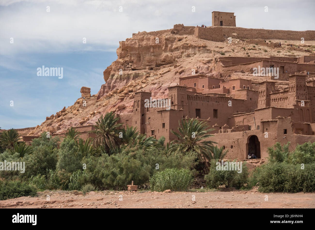 Kasbah Ait Ben Haddou in the Atlas Mountains of Morocco. Medieval ...