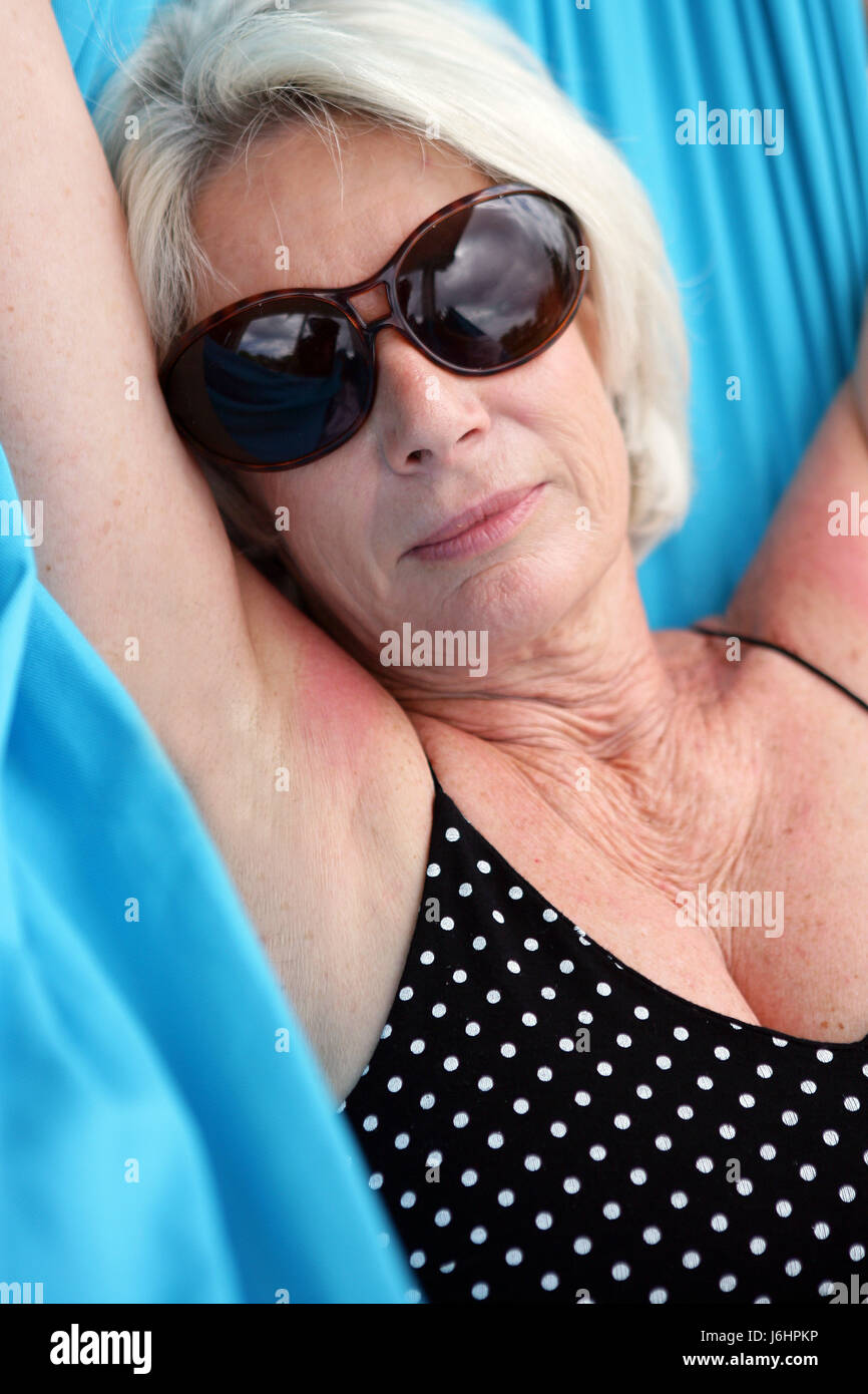 Lolling woman hi-res stock photography and images - Alamy