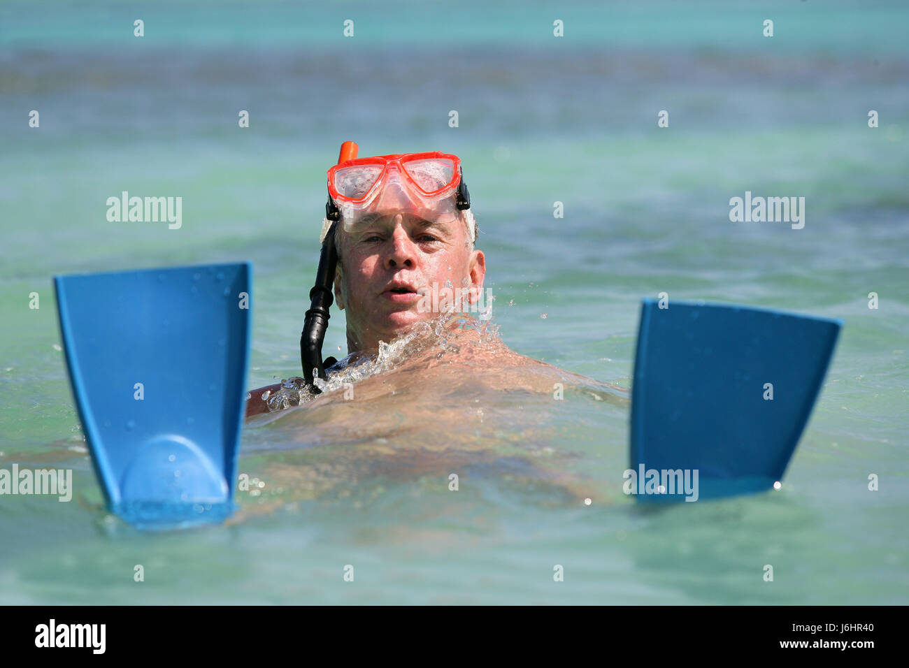 Plunging diving feet hi-res stock photography and images - Alamy