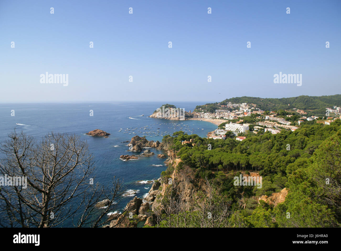 beach seaside the beach seashore spain sight view outlook perspective ...