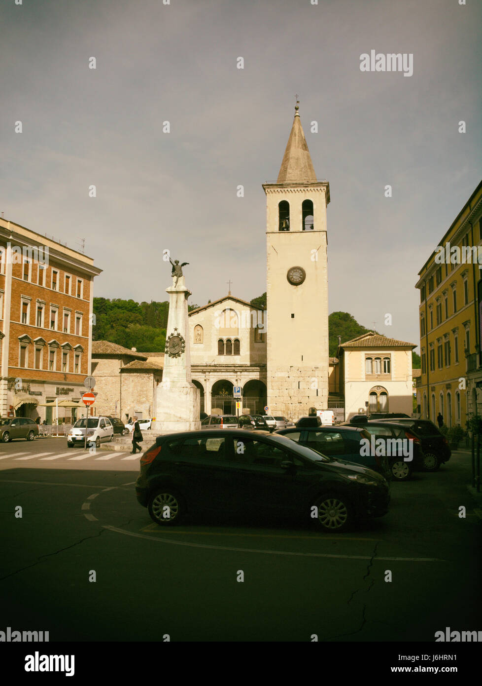 History is in Spolet at every step Stock Photo - Alamy