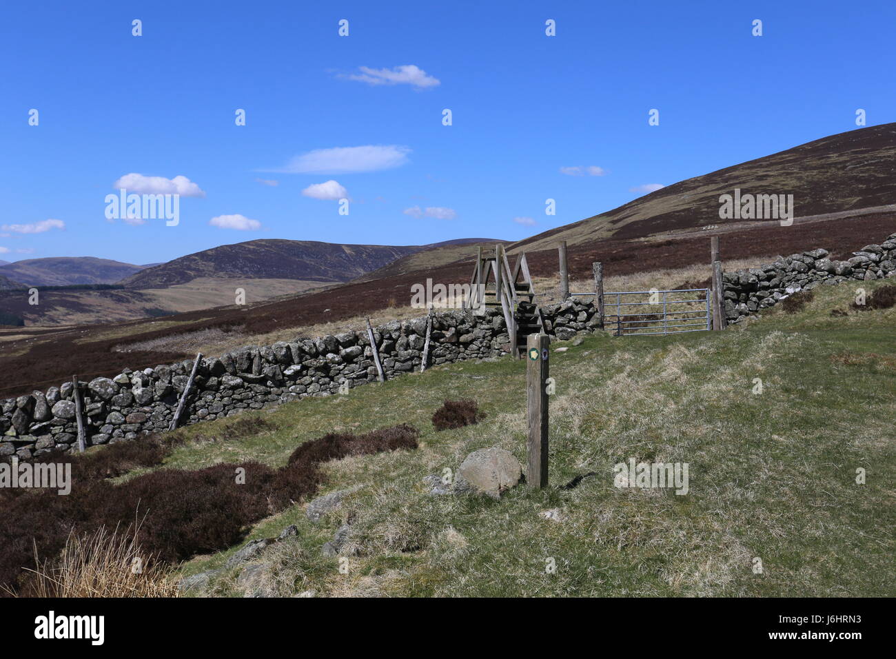 Cateran trail marker hi-res stock photography and images - Alamy
