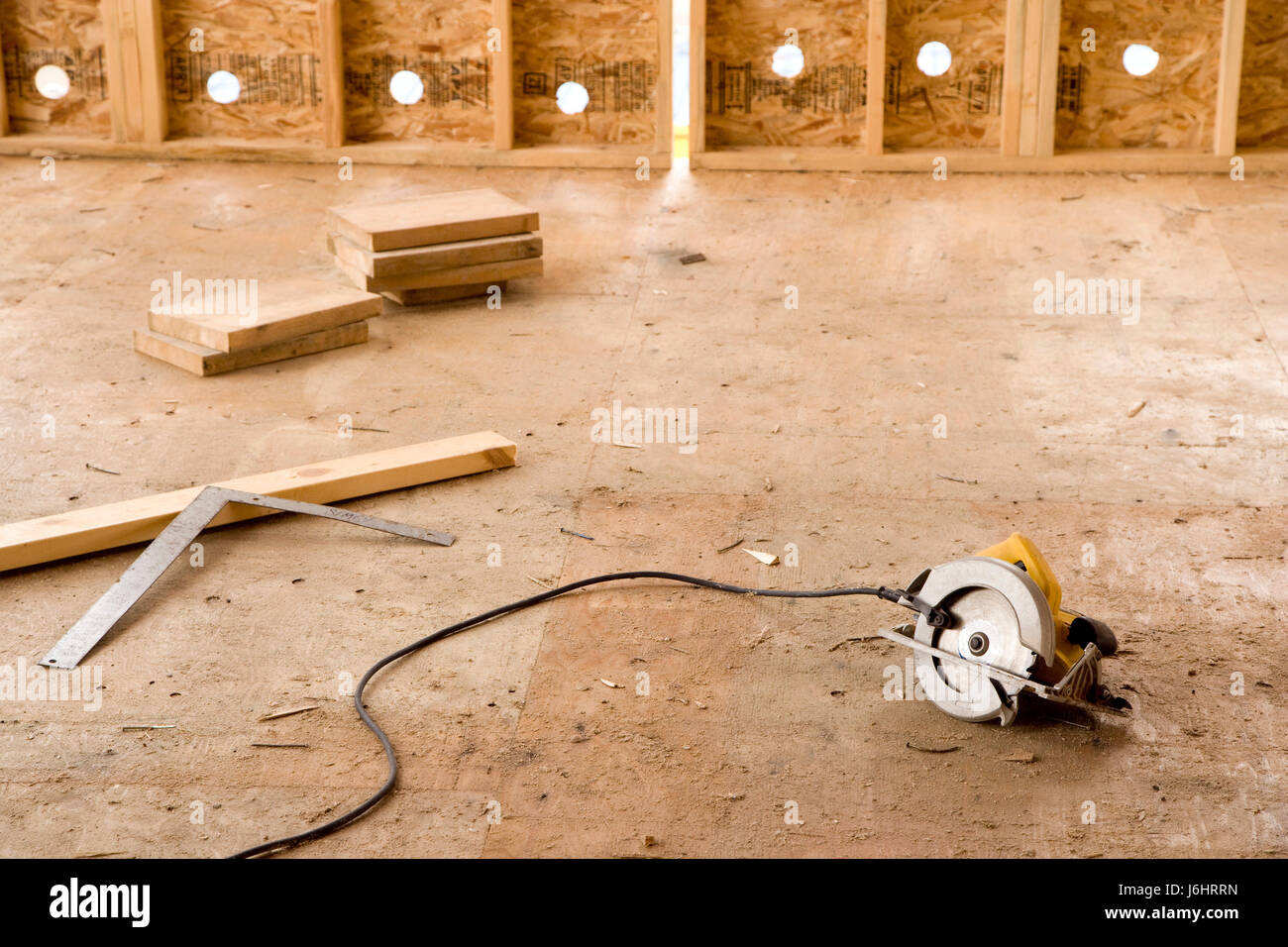 tools inside wood wall horizontal square electric equipment empty ...