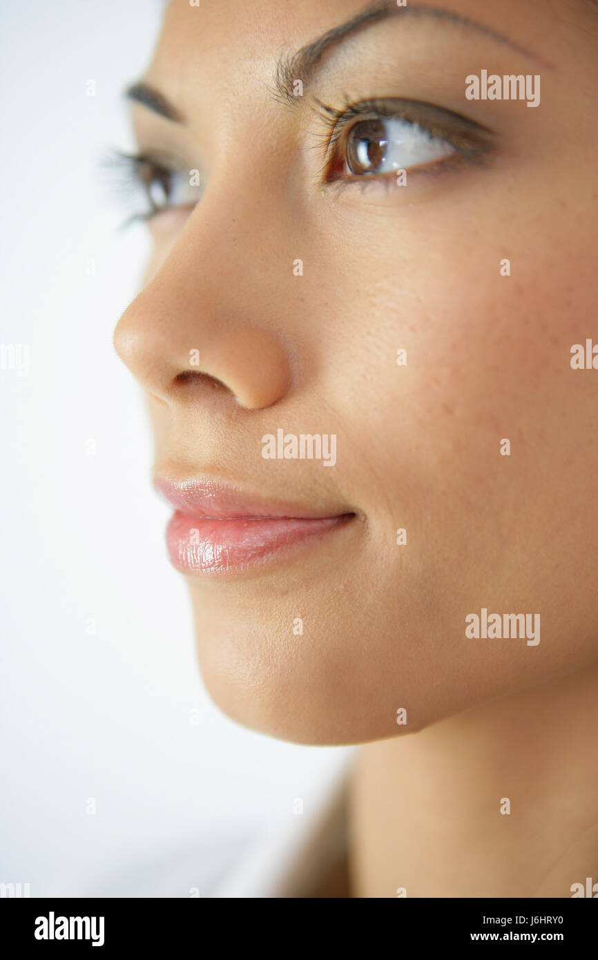 woman profile front view vertical asian young younger 25-30 years 1 ...