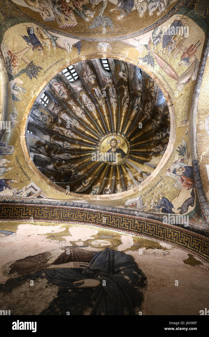 Inside of Chora Church in Istanbul City, Turkey Stock Photo - Alamy