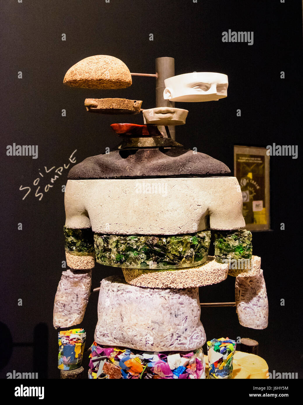 Sliced human body in different materials hi-res stock photography and ...