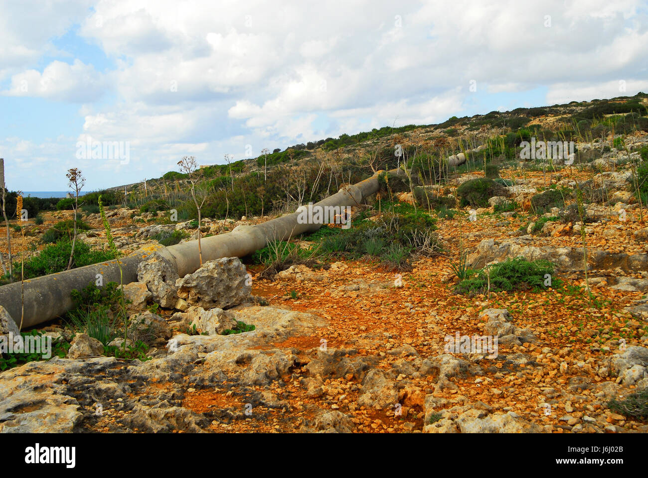 malta cable current conduction salt water sea ocean water tube pipe ...