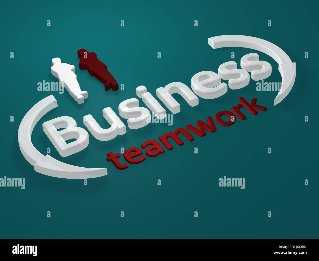 business - teamwork - lettering Stock Photo - Alamy