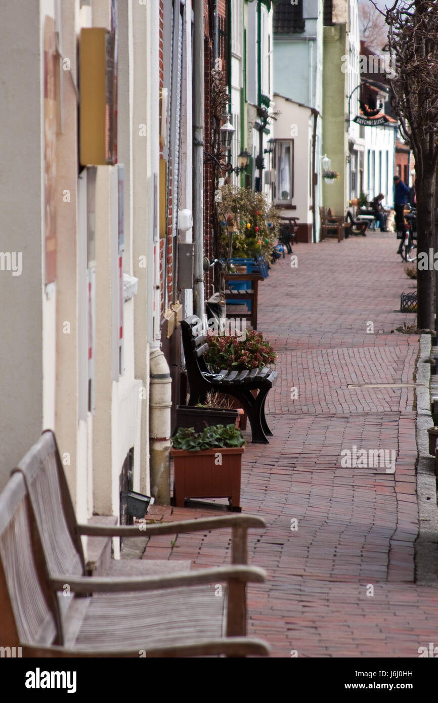 plaster curb seat bench plaster East Frisia sidewalk curb seat bench ...