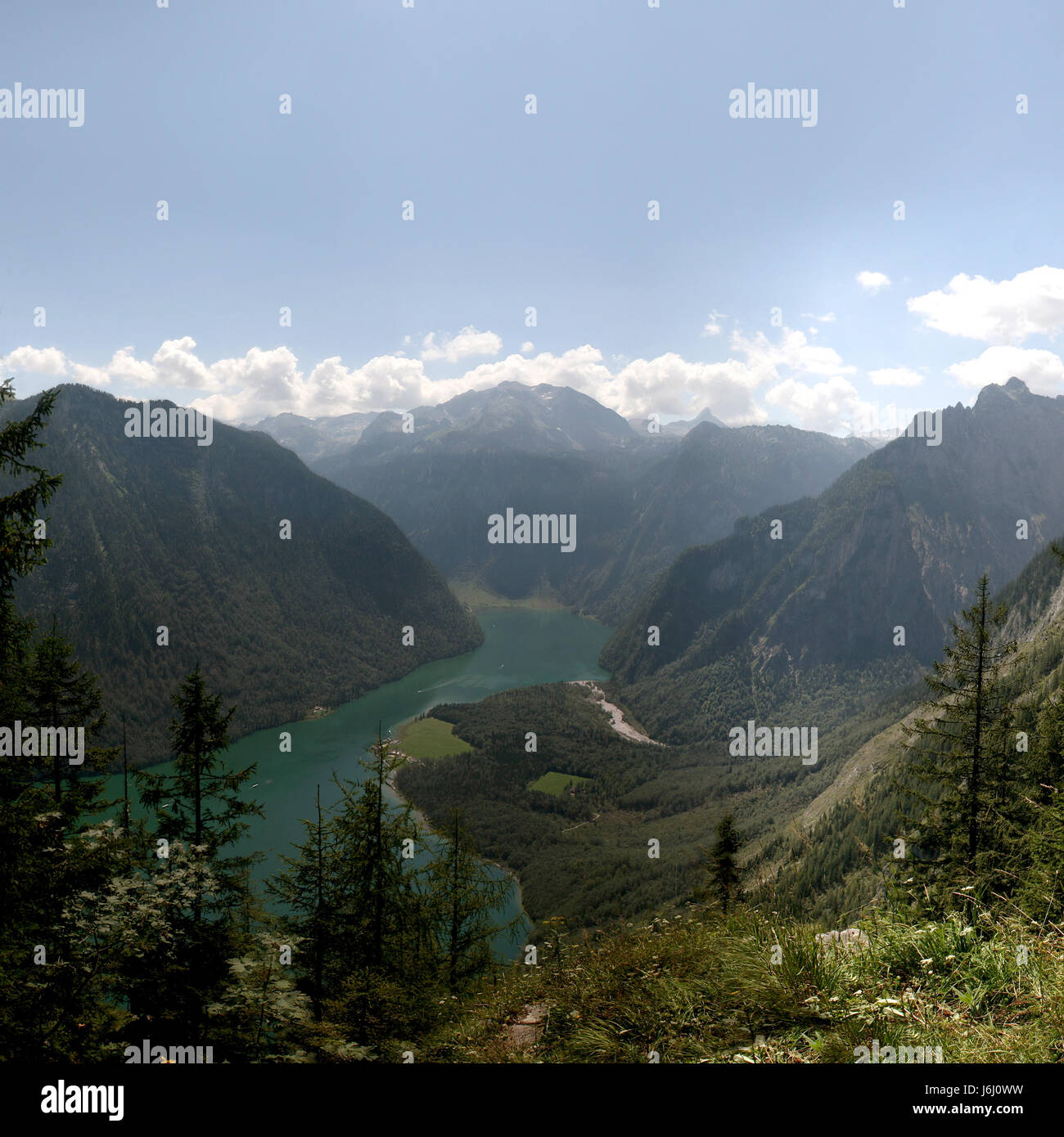 koenigssee in the berchtesgaden alps Stock Photo - Alamy