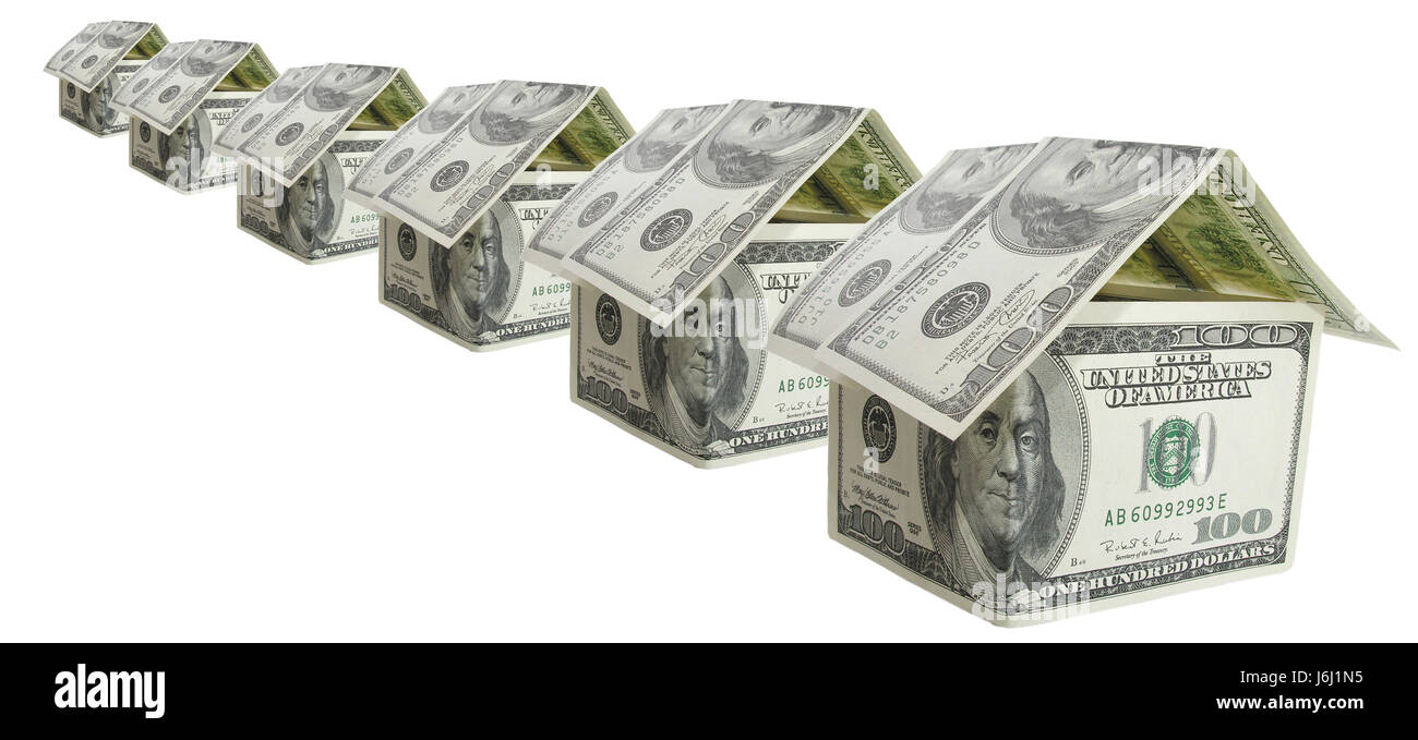 house building dollar dollars isolated american currency face portrait ...