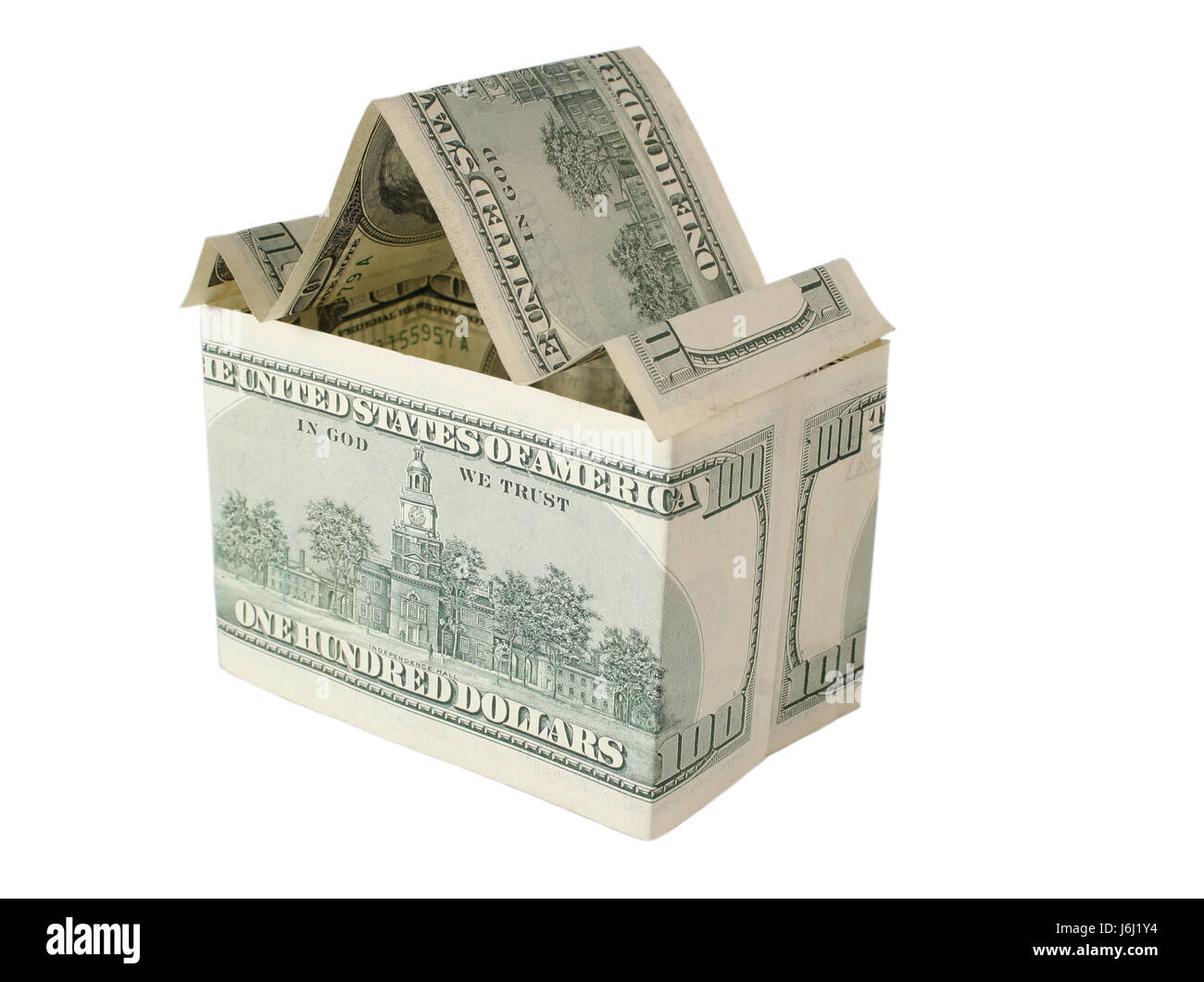 house building dollar dollars isolated american currency face portrait ...