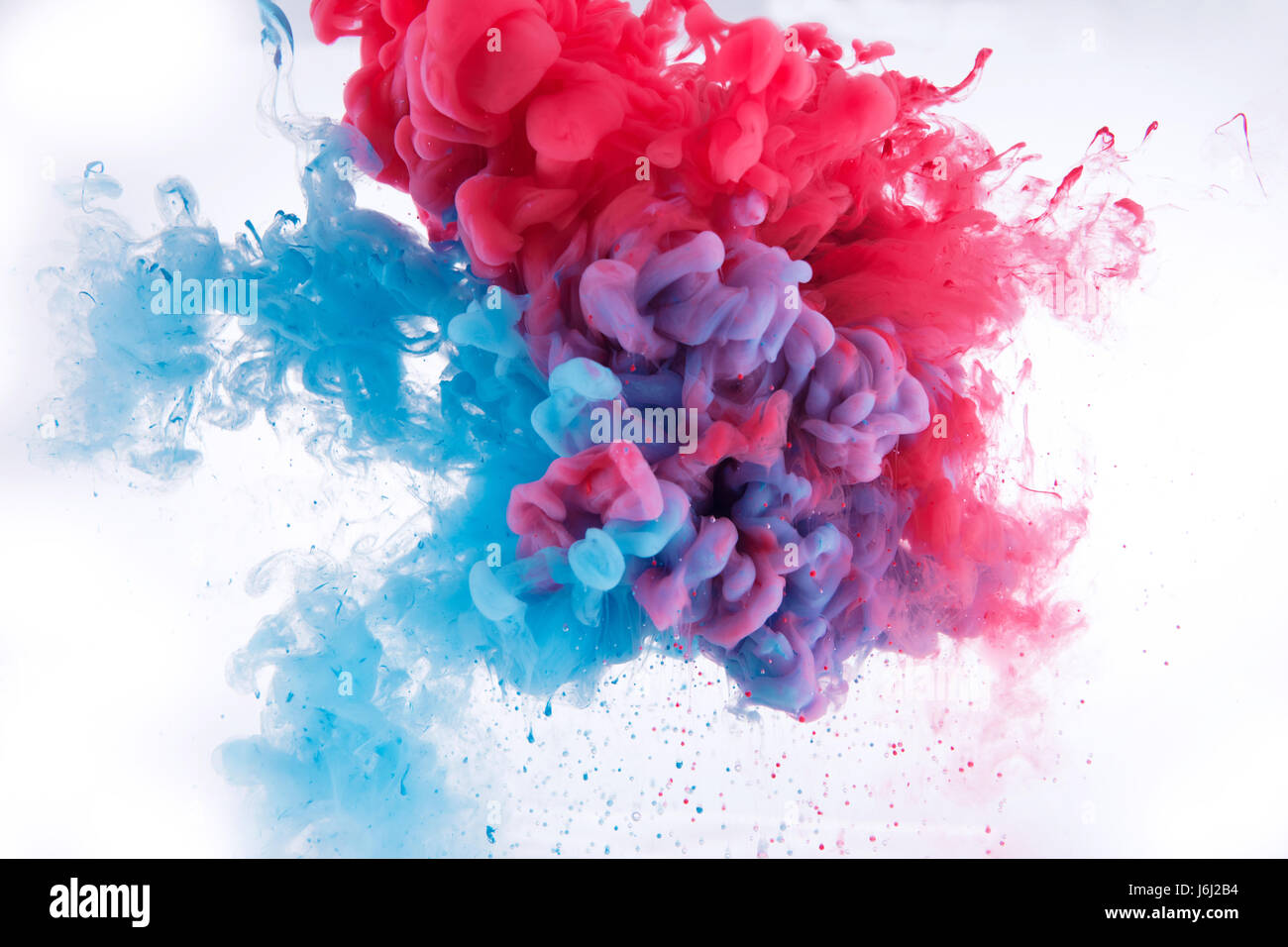 colorful ink in water background Stock Photo - Alamy