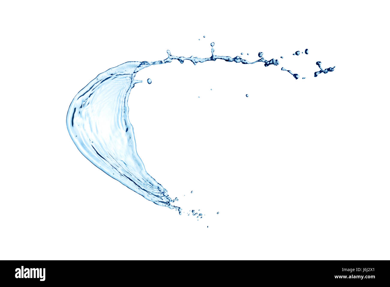 fresh water splash isolated on white background Stock Photo - Alamy