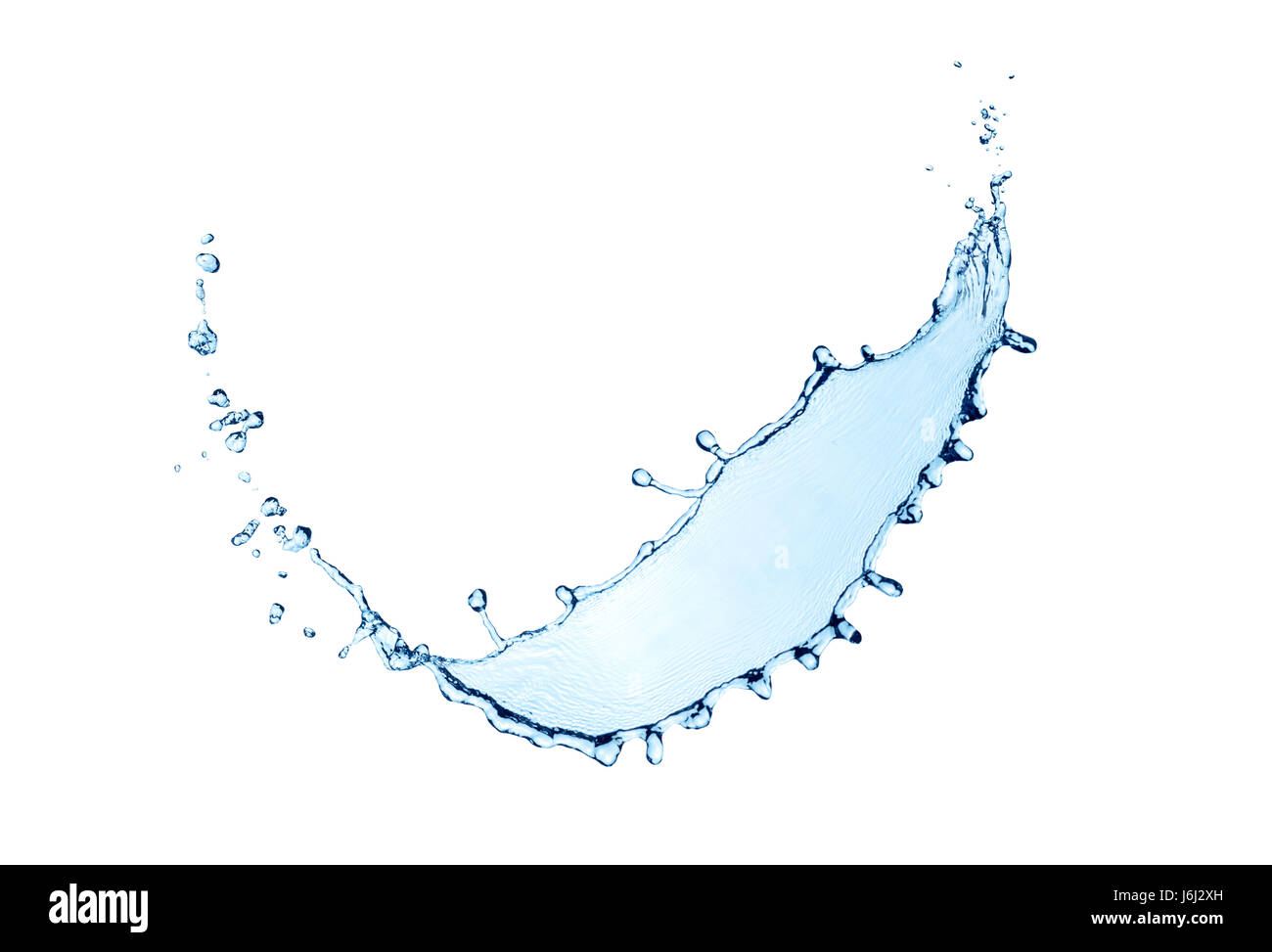 splash of blue water isolate Stock Photo - Alamy