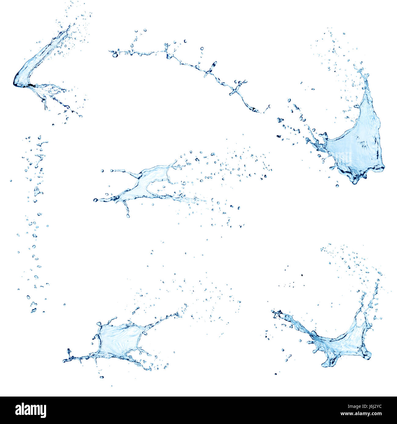 Sea water texture splashes Cut Out Stock Images & Pictures - Alamy