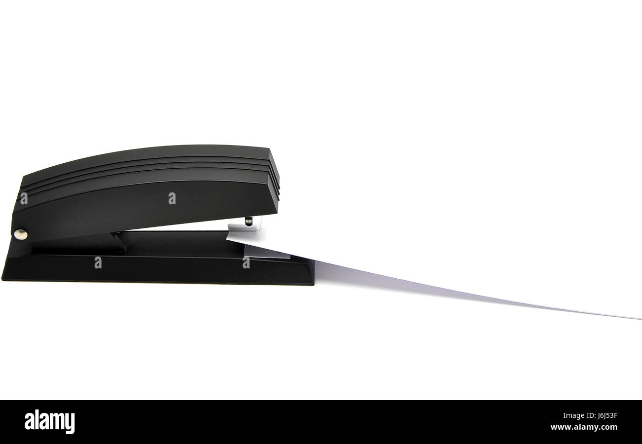 stapling stapler with paper Stock Photo - Alamy