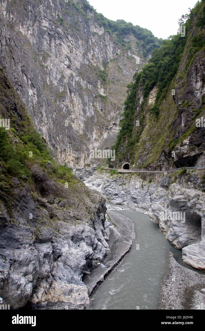 asia ravine Canyon taiwan clammy mountain nature environment enviroment ...