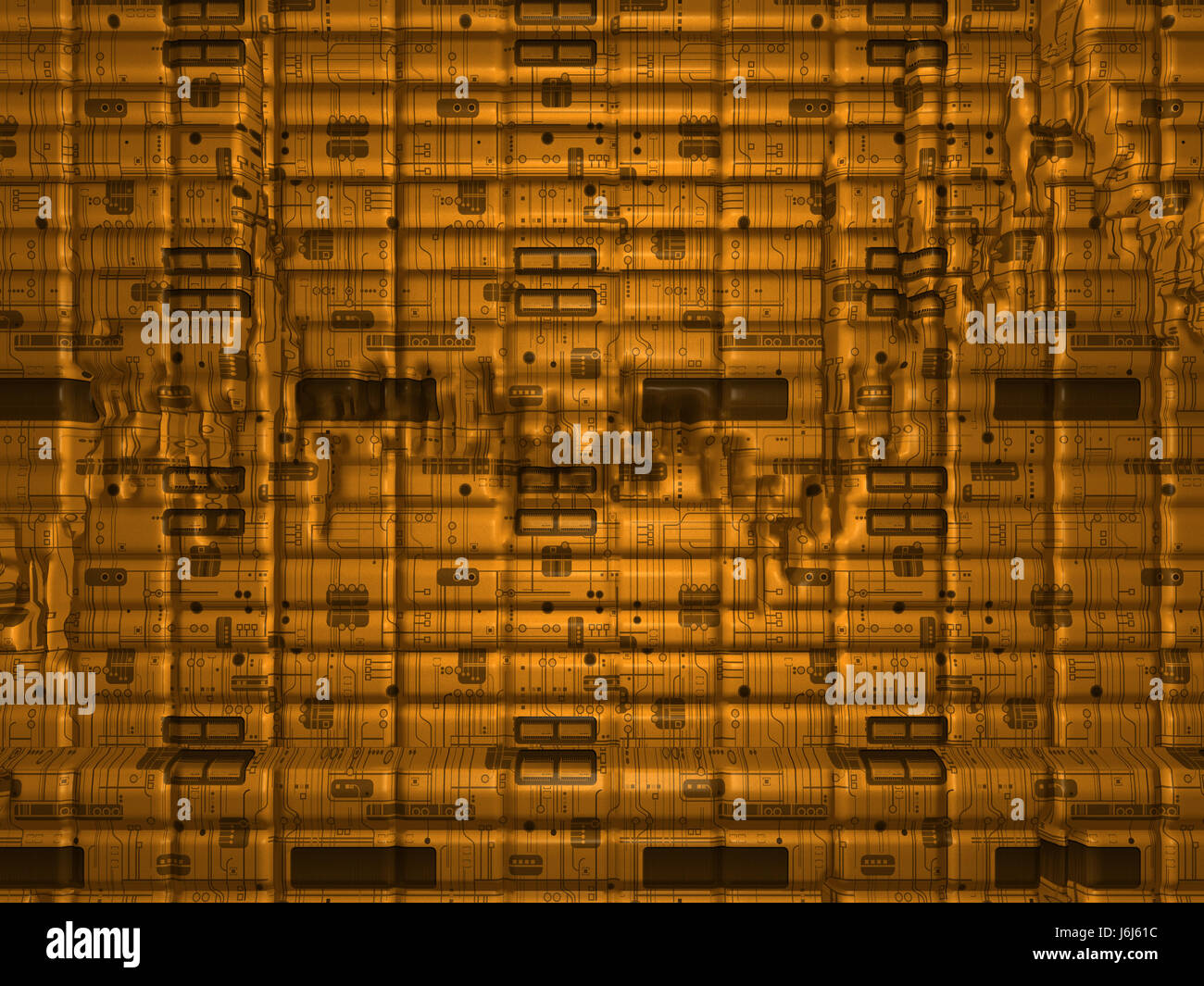 metal printed circuit board abstract metallic golden gold shine shines ...