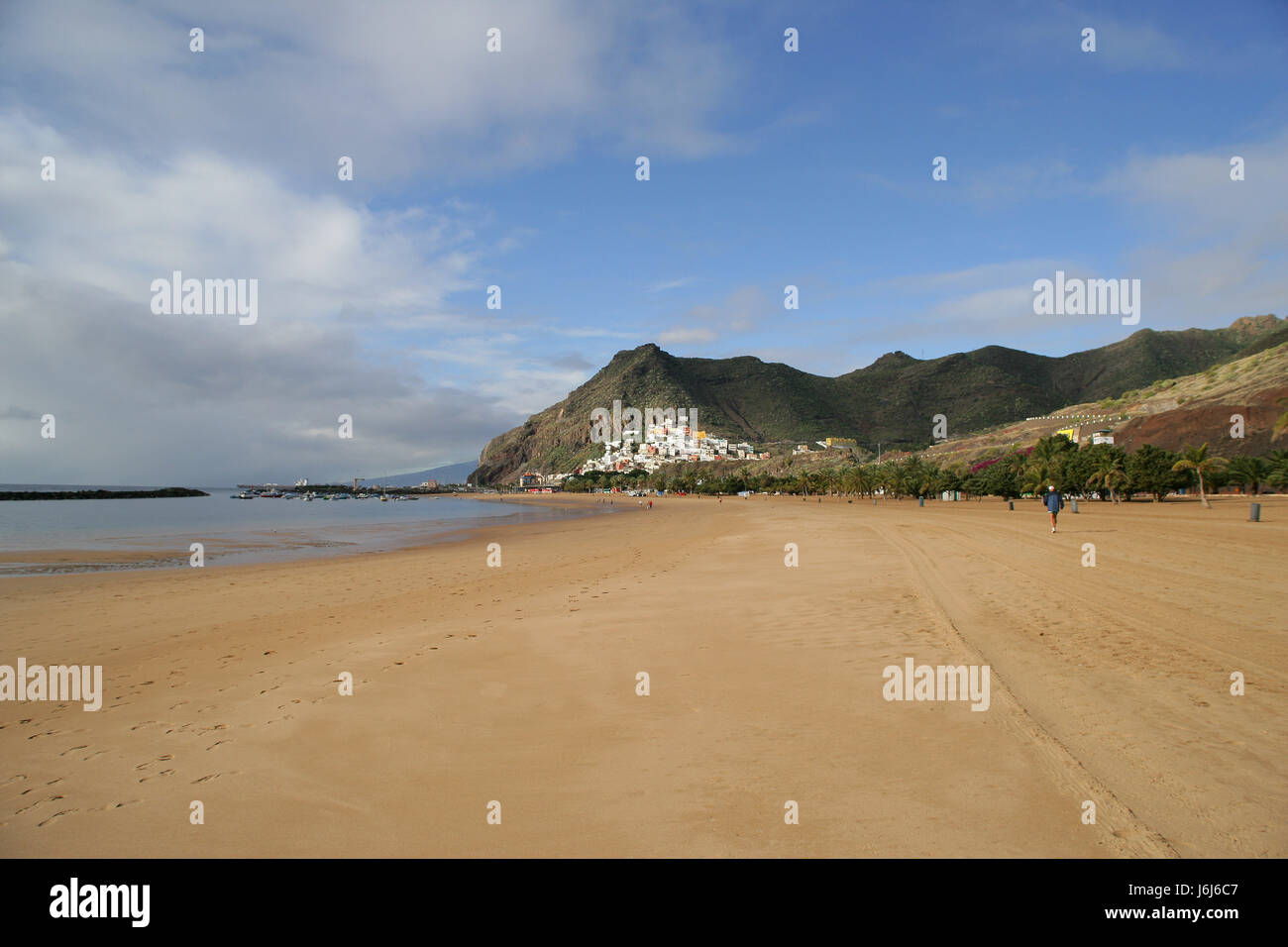 beach seaside the beach seashore spain overview sands sand overview of ...