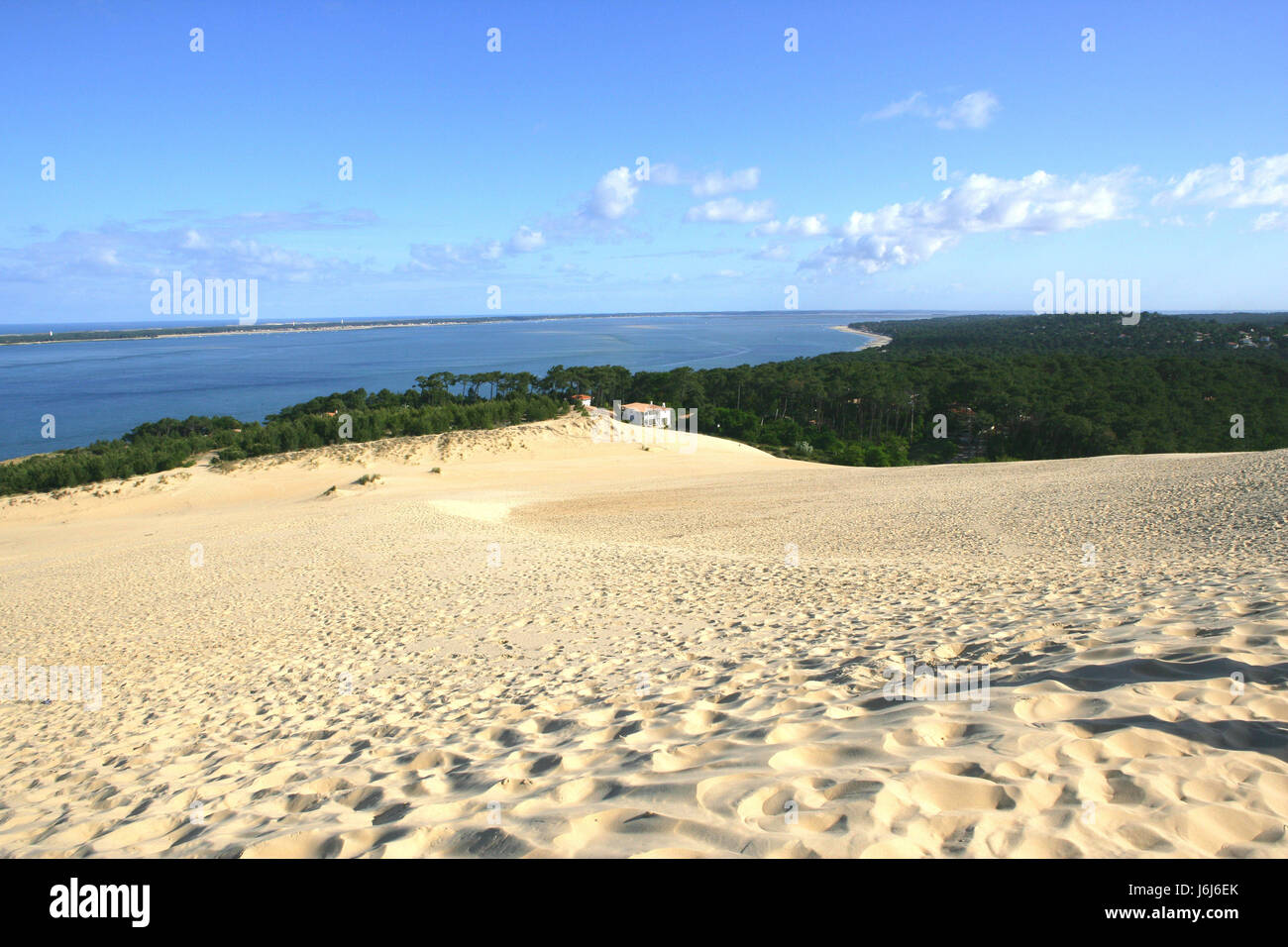 horizontal overview sands sand natural landscape sea environment bassin ...