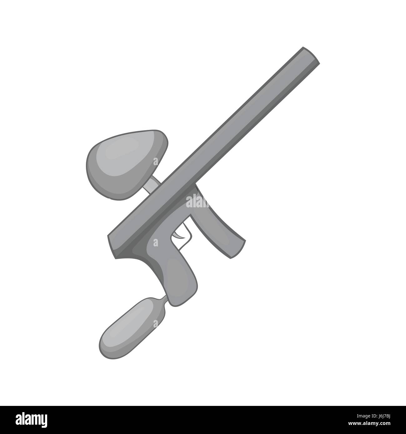 Paintball gun icon, black monochrome style Stock Vector Image & Art - Alamy