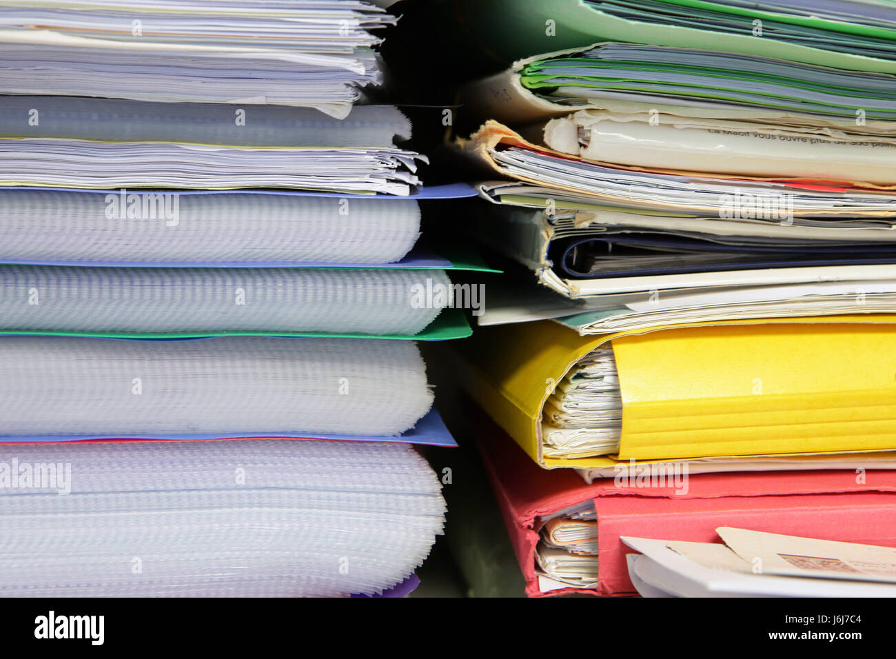 ordered,paperwork,storing files,stored files Stock Photo - Alamy