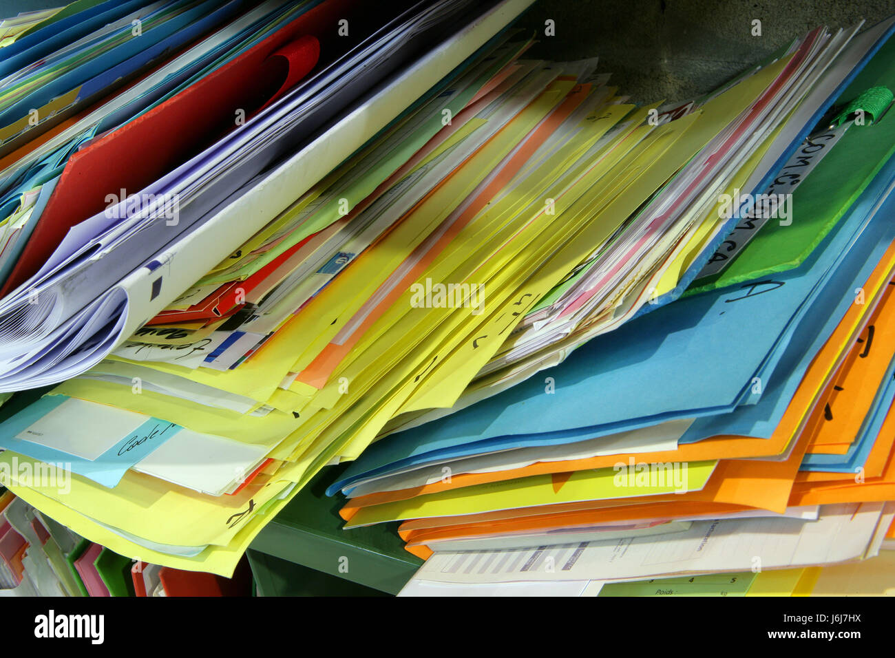bulk,ordered,paperwork,storing files,stored files Stock Photo - Alamy