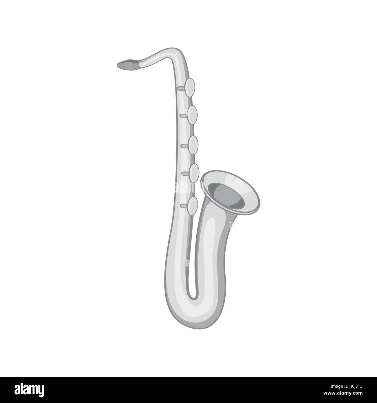 Saxophone icon, black monochrome style Stock Vector Image & Art - Alamy
