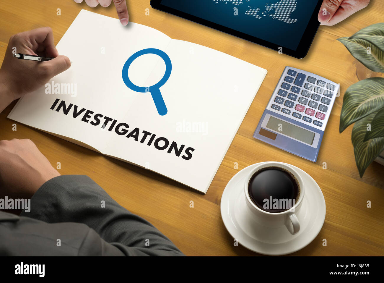 Business fraud investigating hi-res stock photography and images - Alamy