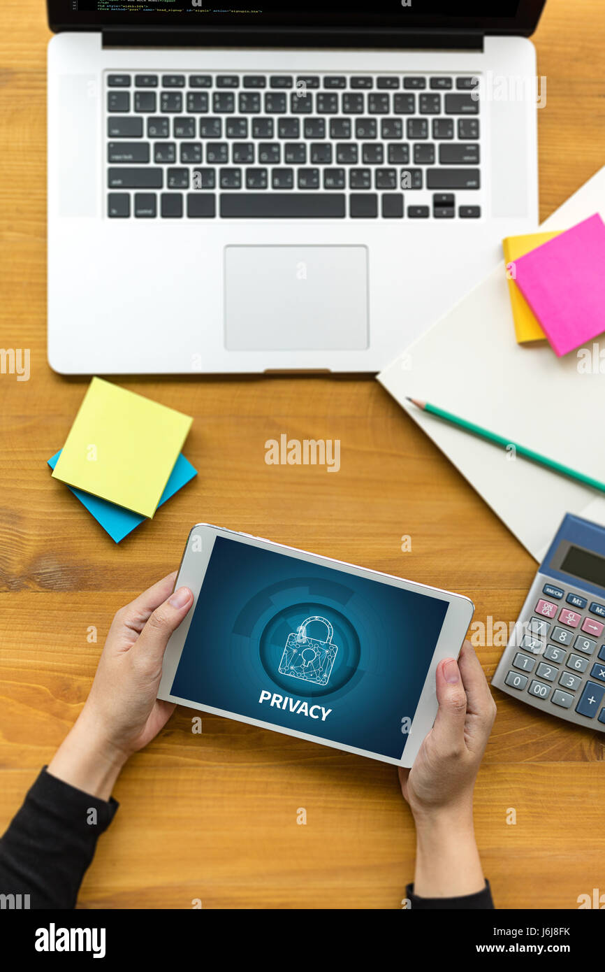 Privacy Access Identification Password Passcode and Privacy Stock Photo ...