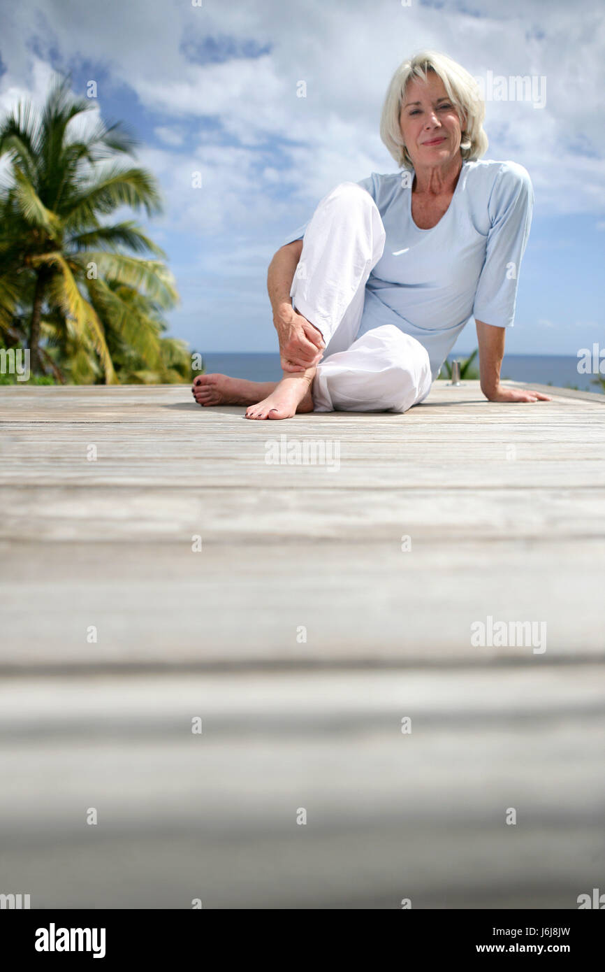 relaxation blank european caucasian relaxed outside front view vertical ...