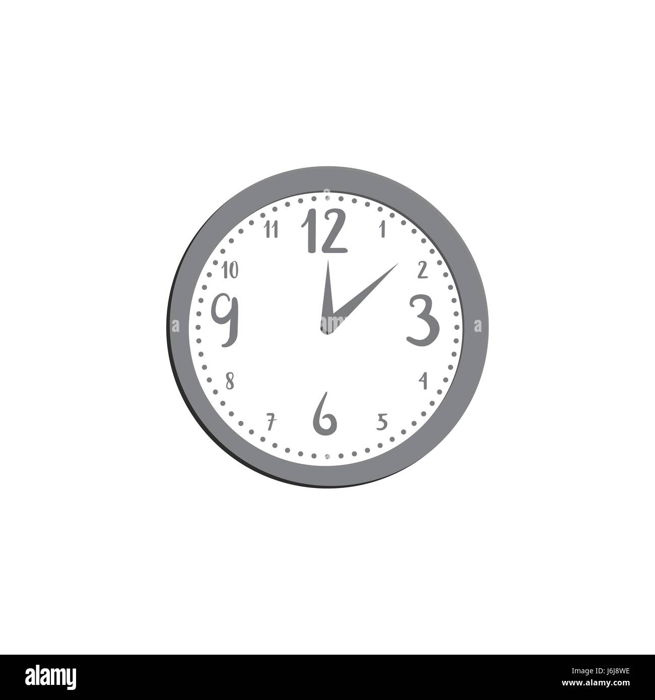 Wall clock icon, black monochrome style Stock Vector Image & Art - Alamy