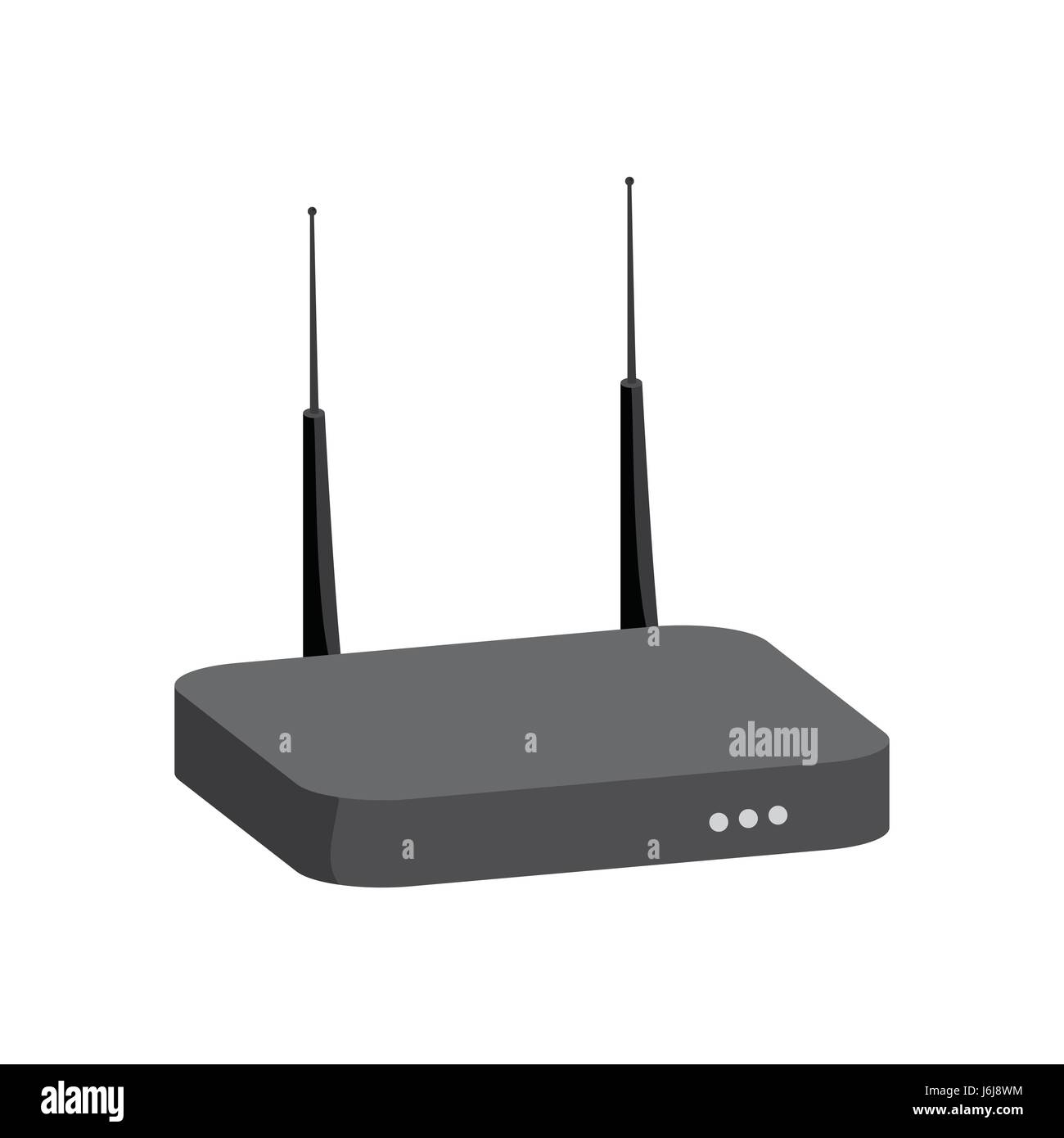 Modem cartoon Cut Out Stock Images & Pictures - Alamy