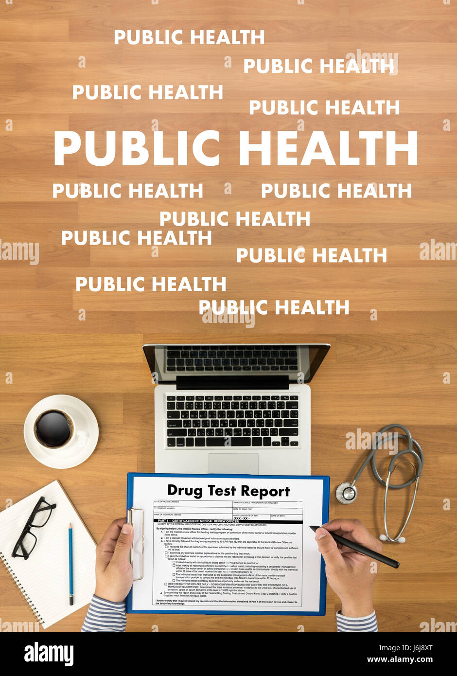 PUBLIC HEALTH Professional doctor use computer and medical equipment ...