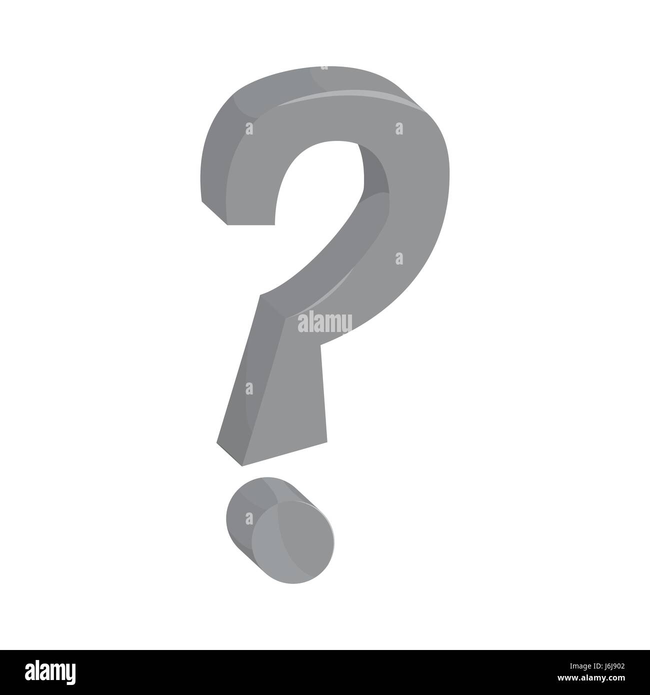 Question mark sign icon, black monochrome style Stock Vector Image ...