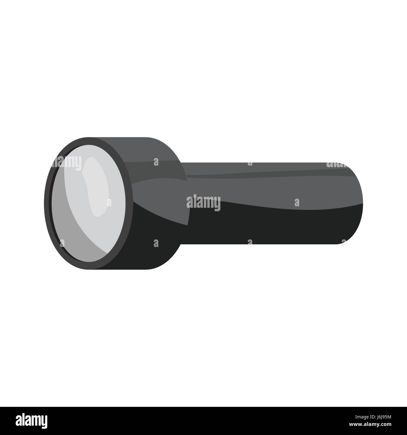 Flashlight icon, black monochrome style Stock Vector Image & Art - Alamy
