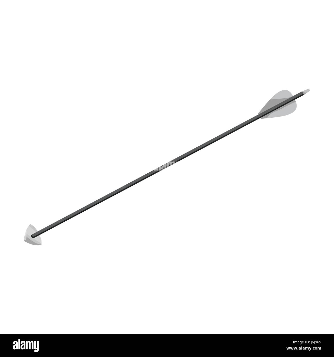 Hunting arrow icon, black monochrome style Stock Vector Image & Art - Alamy