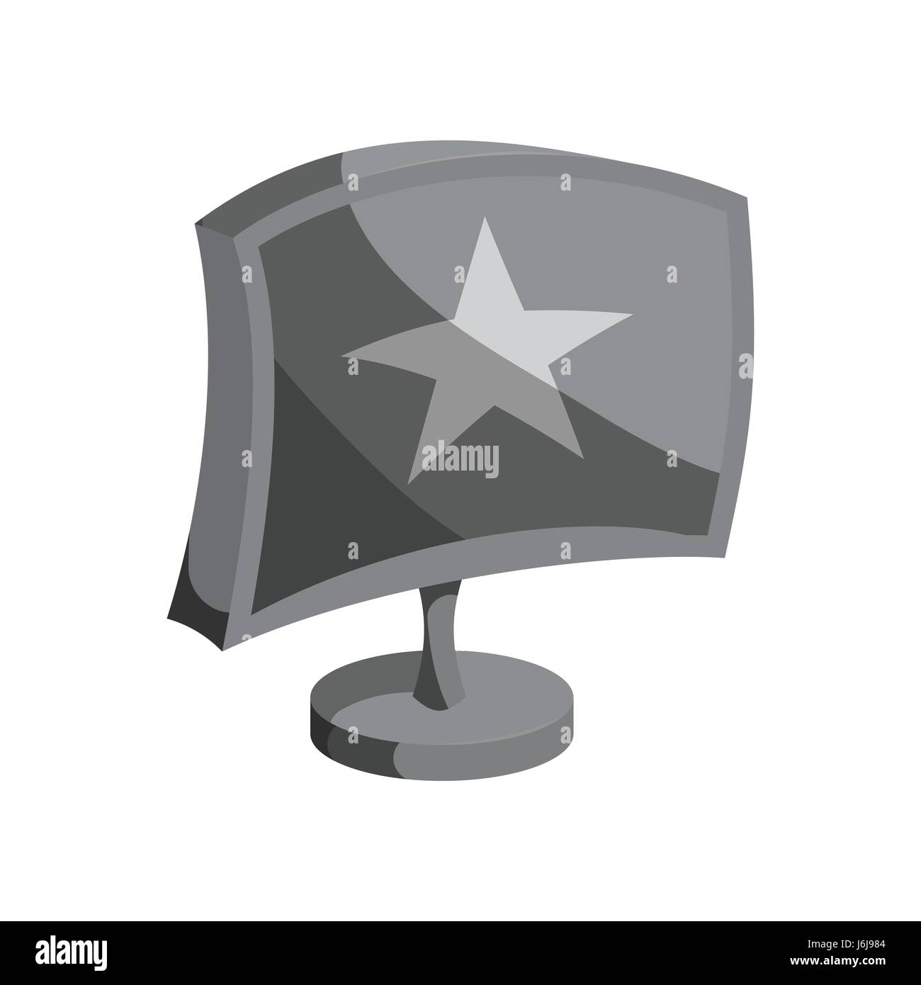 Advertising dispaly icon, black monochrome style Stock Vector Image ...