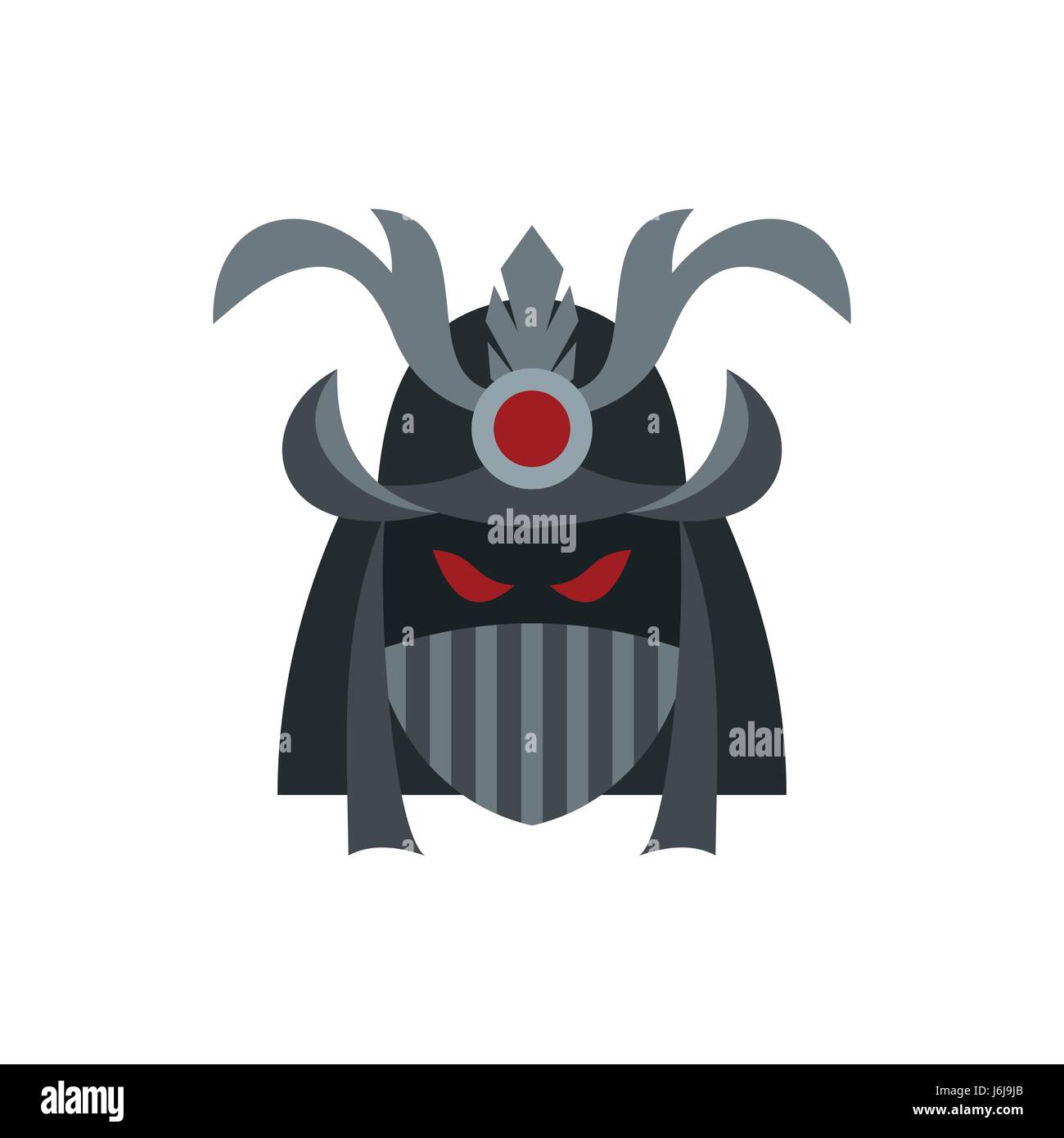 Cartoon Samurai Mask