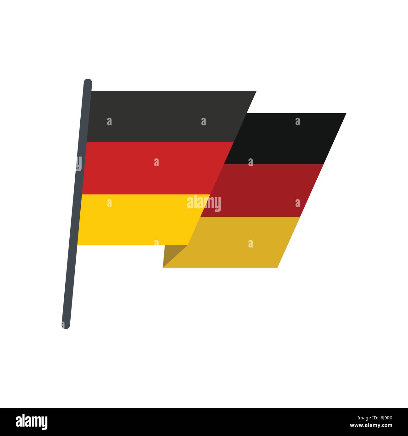German national flag horizontal Cut Out Stock Images & Pictures - Alamy