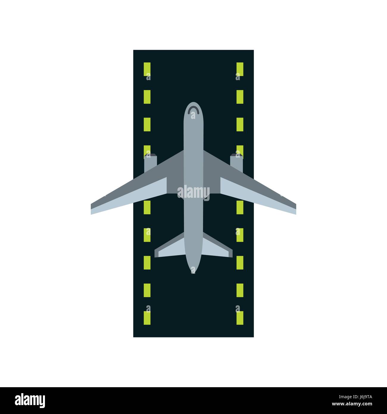 Airfield landing strip Cut Out Stock Images & Pictures - Alamy