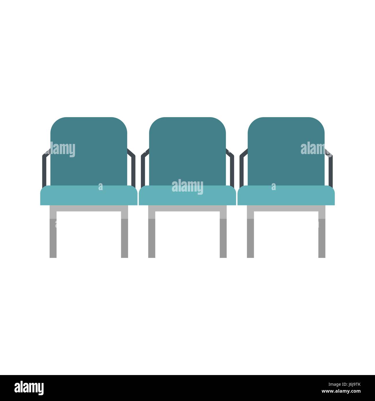 Empty seats public transport Stock Vector Images - Alamy